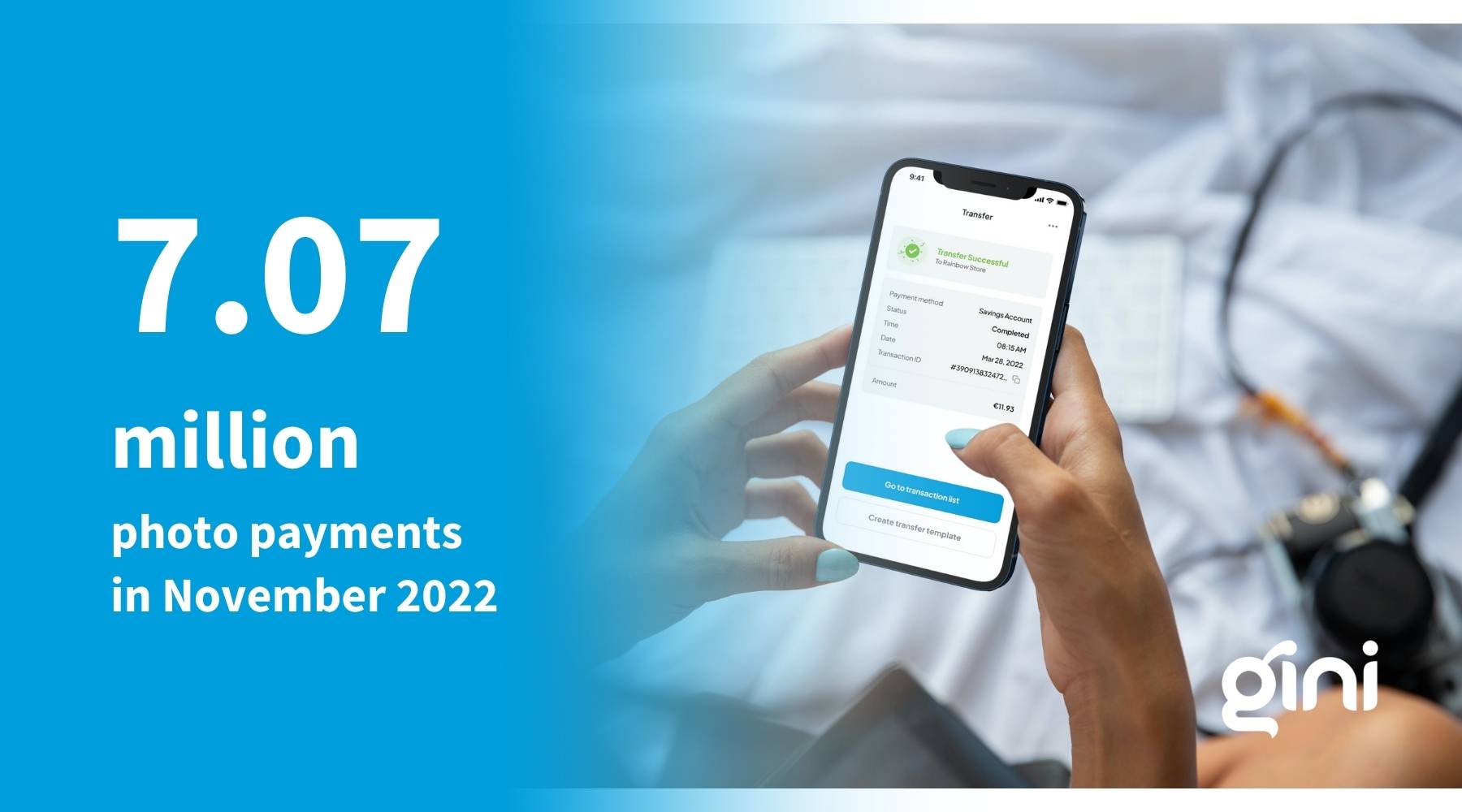 Gini now processes over 7 million photo payments per month | Gini